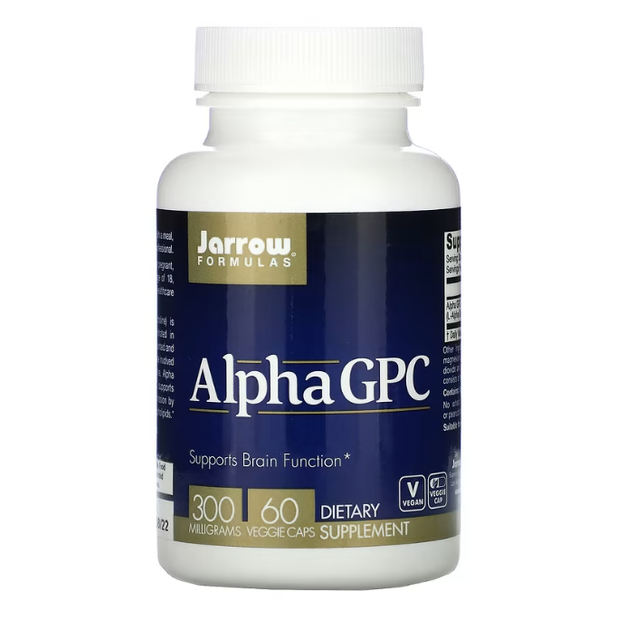 Альфа ГФХ, Alpha GPC, Jarrow Formula, 300 мг, 60 вегетаріанських капсул ...