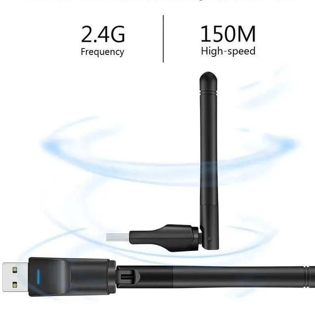 Wifi адаптер для ПК T2 вай фай адаптер USB – фото, отзывы ...