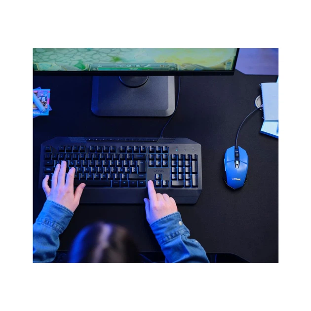 Мишка Trust GXT 109 Felox RGB Blue (25067) – фото, отзывы ...