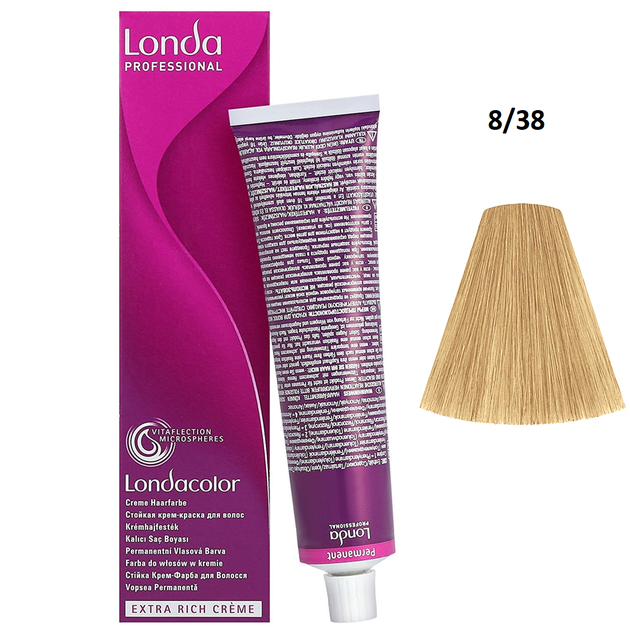 Краска для волос Londa Professional Permanent Color Extra Rich Creme 8/ ...
