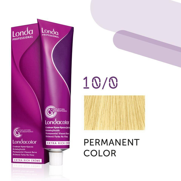 Краска для волос Londa Professional Permanent Color Extra Rich Creme 10 ...