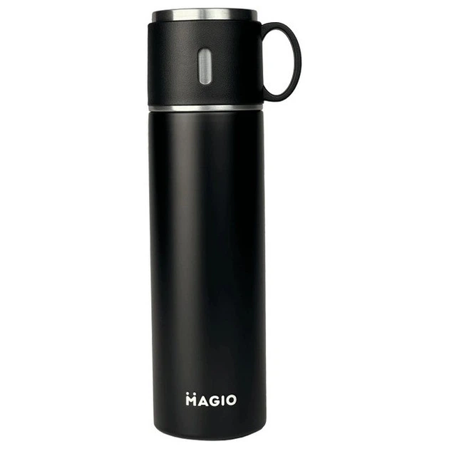 Вакуумный термос 500 мл MAGIO MG-1046B Black N – купить онлайн на ROZETKA