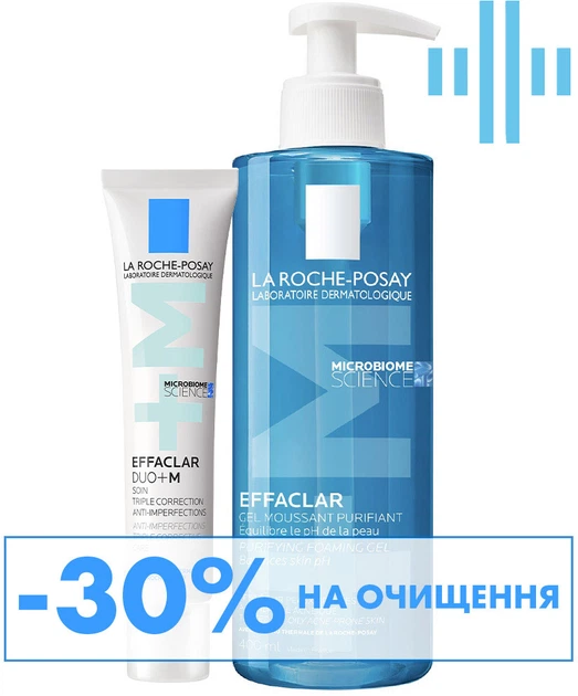 Гель-крем потрійної дії La Roche-Posay Effaclar Duo+M для Корекції ...
