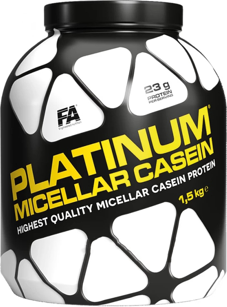 Протеин Fitness Authority Platinum Micellar Casein 1.5 кг ваниль ...