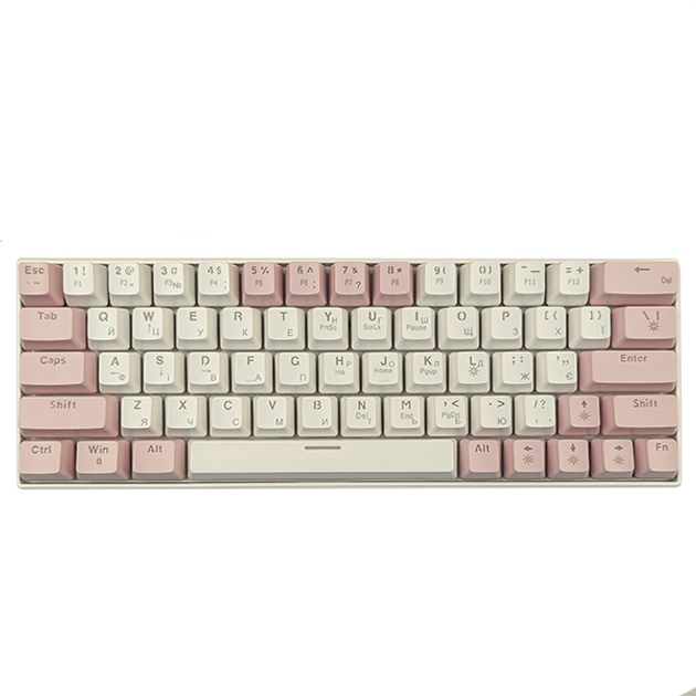 Механическая клавиатура Manthon KA6406 (64 клавиши, USB Type-C, White ...