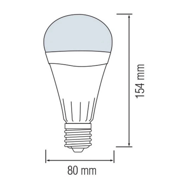 Светодиодная аккумуляторная лампа DURAMAX-12 12W E27 6400K Horoz ...