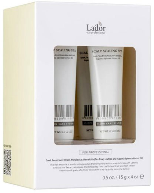 Сыворотка-пилинг для кожи головы Lador Scalp Spa 15 г х 4 шт ...