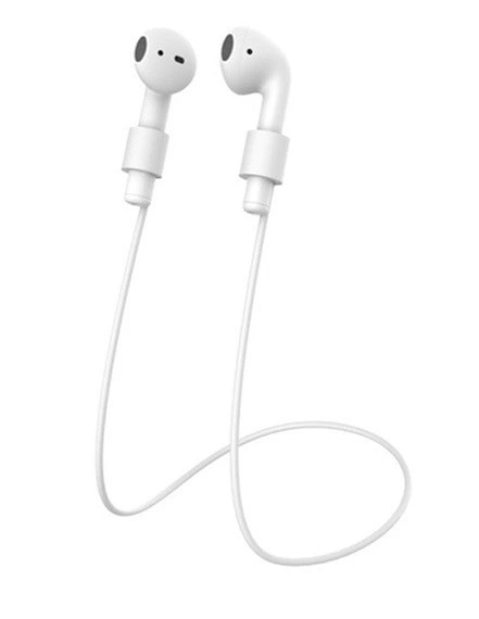 Кабель ремешок для беспроводных наушников Apple AirPods KartLine белый ...