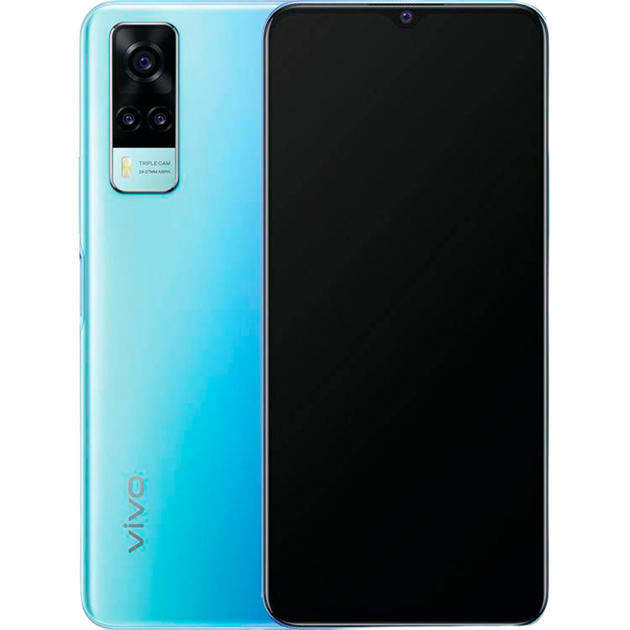 Мобильный телефон Vivo Y31 4/128GB Ocean Blue (UA) – фото, отзывы ...