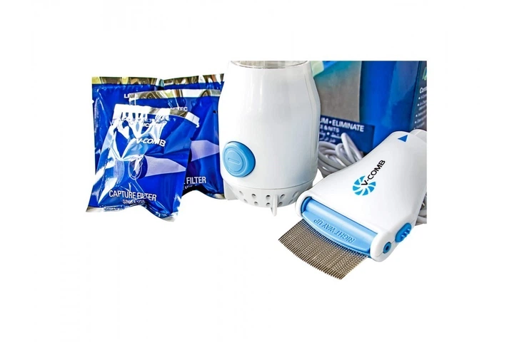 Электрическая антиблошиная расческа V-Comb Licetec Гребень для удаления ...