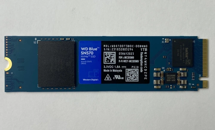 SSD Диск Western Digital Blue SN570 1TB M.2 2280 PCIe Gen3 x4 (WDS100T3B0C), Б/У – фото, отзывы ...