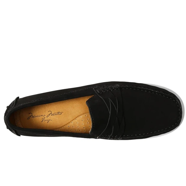 Мокасины Massimo Matteo Double Strap Nubuck Driver Black, 43.5 (11793229) от продавца: FR – в ...