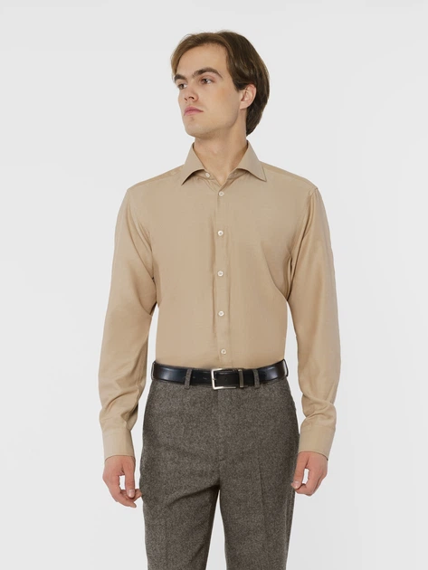 Сорочка чоловіча бежева Arber ANDREW 40 зріст 4 бежевий (M05.29.16.332 ...