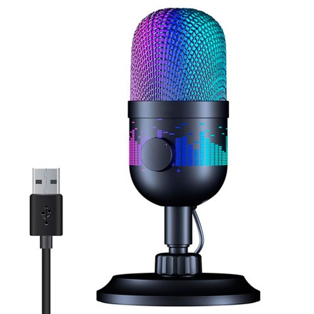 Микрофон игровой RODD AK-1і с RGB-подсветкой/USB Черный – фото, отзывы ...
