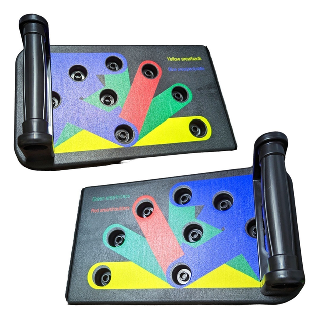 Тренажер платформа для отжимания JT-006 foldable push up board черная ...