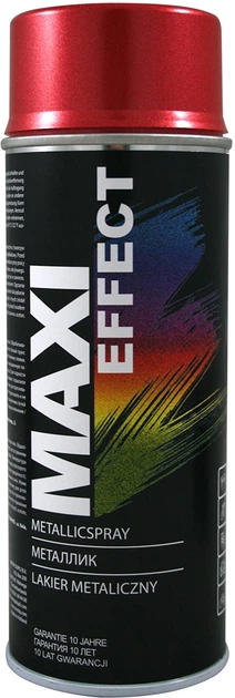 Эмаль MAXI COLOR металлик 400 мл Красная (MX0023) – фото, отзывы ...