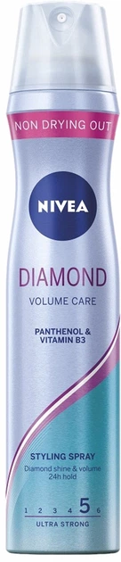 Лак для волосся Nivea Diamond Volume Care 250 мл (5900017052489 ...
