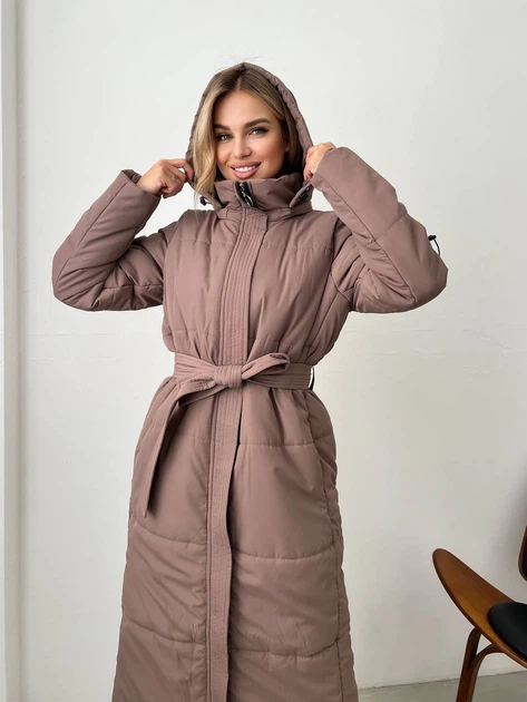 Куртка с капюшоном IM, коричневая, 42 от продавца: В тренде – в интернет-магазине ROZETKA ...