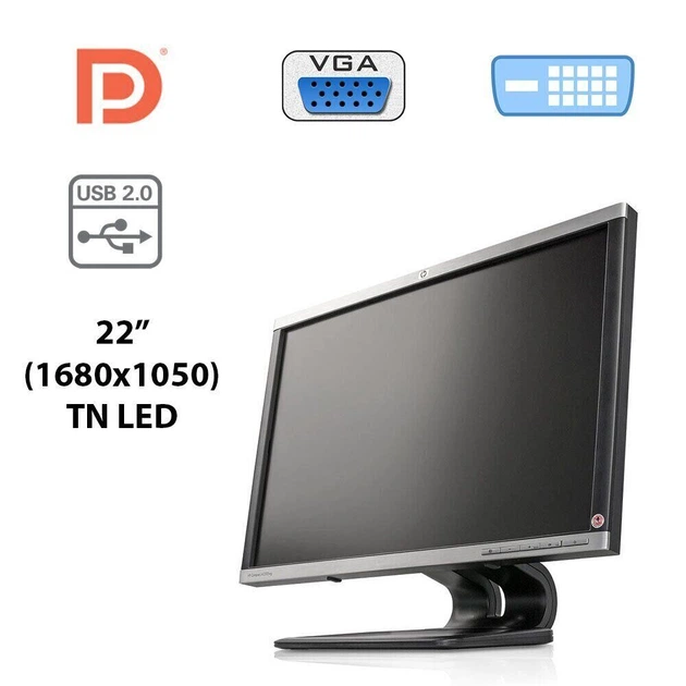 Монитор Б-класс HP Compaq LA2205wg / 22" (1680x1050) TN / 1x DVI, 1x ...