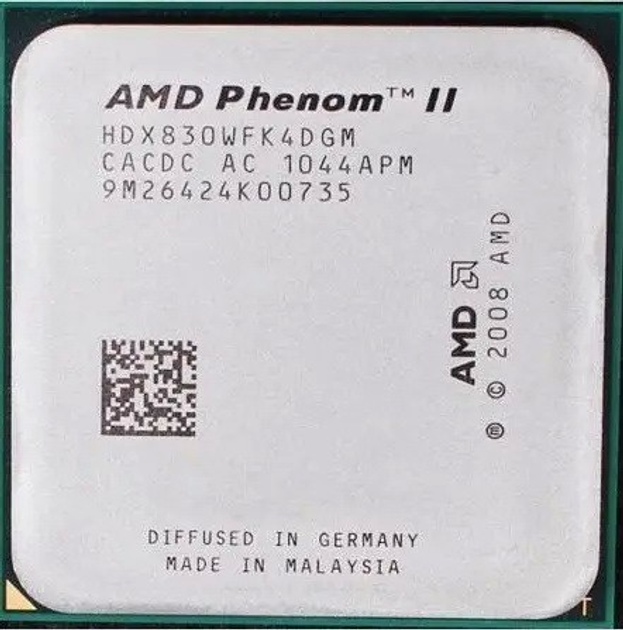 Процесор AMD AM3 Phenom X4 830 95w Б/В – фото, отзывы, характеристики в ...