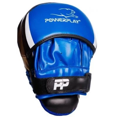 Лапи боксерські PowerPlay 3050 PU Black/Blue (PP_3050_Blue) – фото ...
