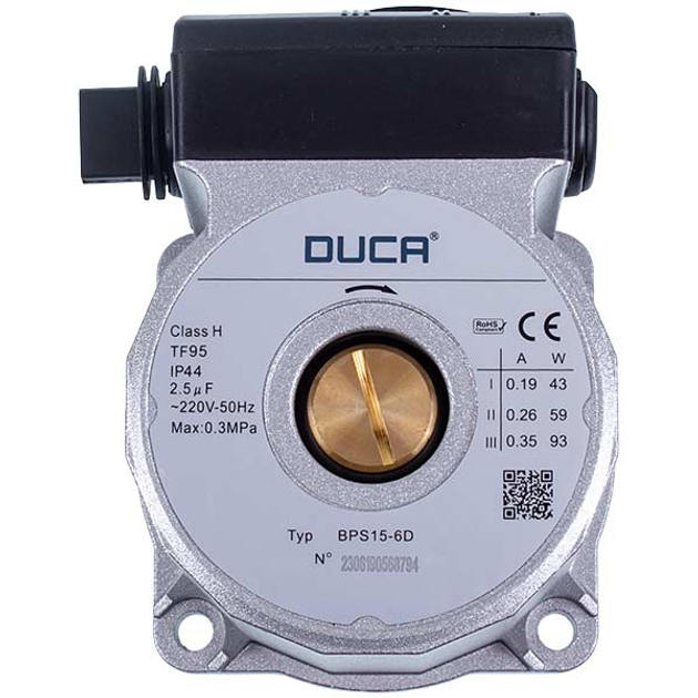 Насос циркуляционный Duca BPS 15-6D (21) 93 Вт для газового котла ...