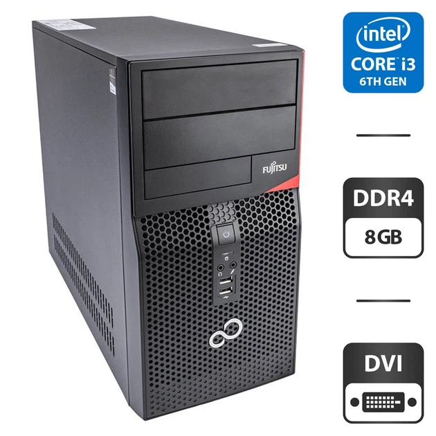 Компьютер Fujitsu Esprimo P556 E85+ Tower / Intel Core i3-6100 (2 (4 ...