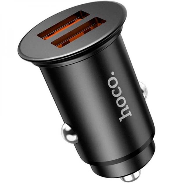 Зарядне автомобільне Hoco NZ1 (2USB/36W/QC3.0) Адаптер автомобільний ...