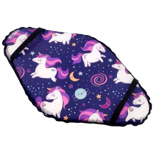Санки Ледянки Мягкие с ручками M'YAKO - Unicorns фиолетовые SLR-07 ...