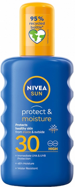 Бальзам для загара w sprayu Nivea Sun Protect & Moisture увлажняющий ...