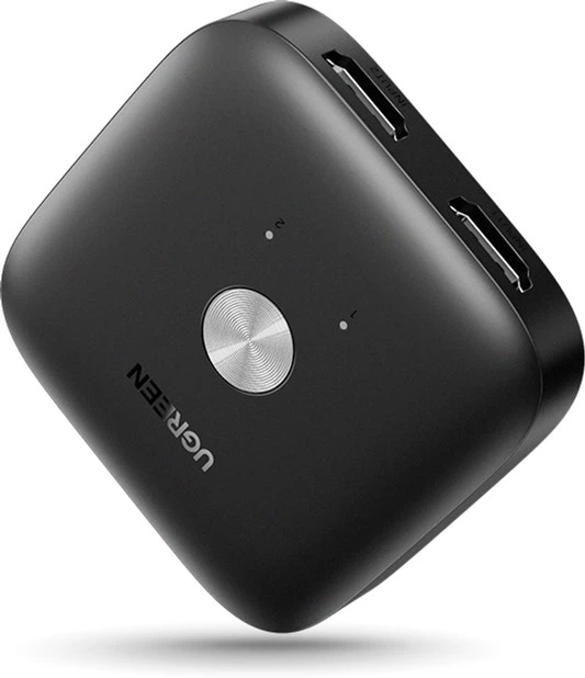 Сплиттер Ugreen CM333 HDMI 2.0 2x1 Switcher Black (80126) – купить ...