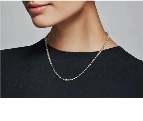 Колье серебряное Purely 45 см 398565 от продавца: Silver-stock – в ...