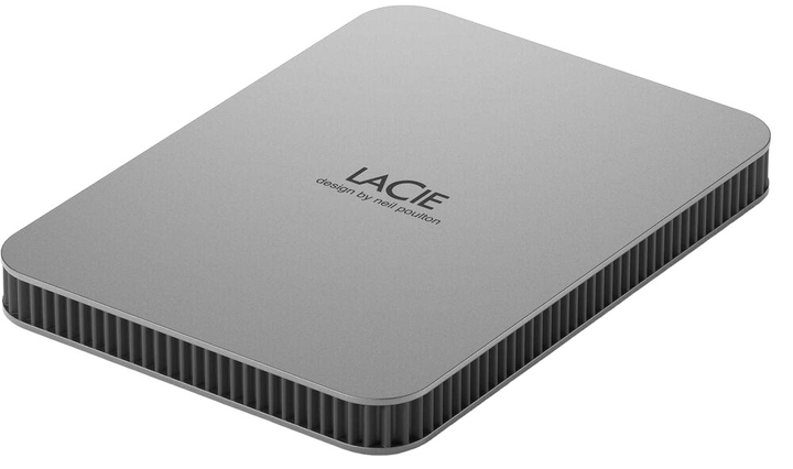 Жесткий диск LaCie Mobile Drive 4ТБ 2.5" USB Type-C Moon Silver ...