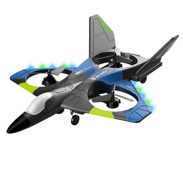 Самолет на радиоуправлении 4DRC V27 Blue истребитель с камерой FPV ...