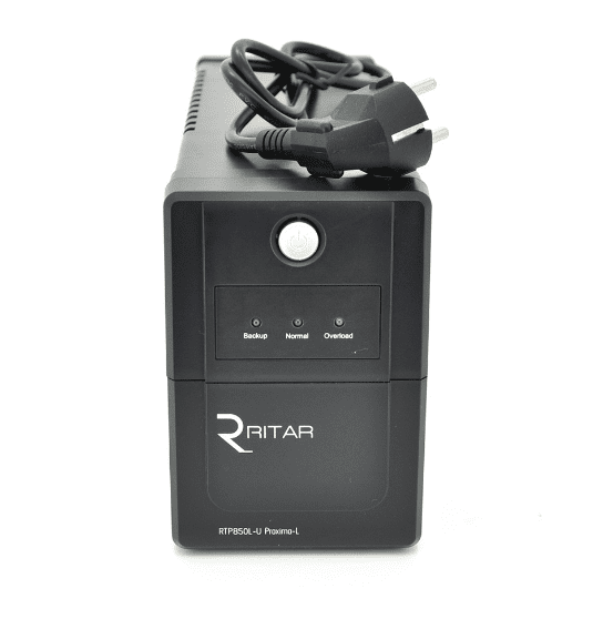 ИБП UPS Ritar RTP850L U 510W Proxima L, LED, AVR, 2st, USB, 2xSCHUKO socket, 1x12V9Ah – фото ...