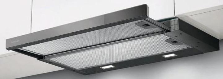 Вытяжка Faber телескопическая, 60см, 701м3ч, Flexa Ng Glass Lux Bk a60 ...
