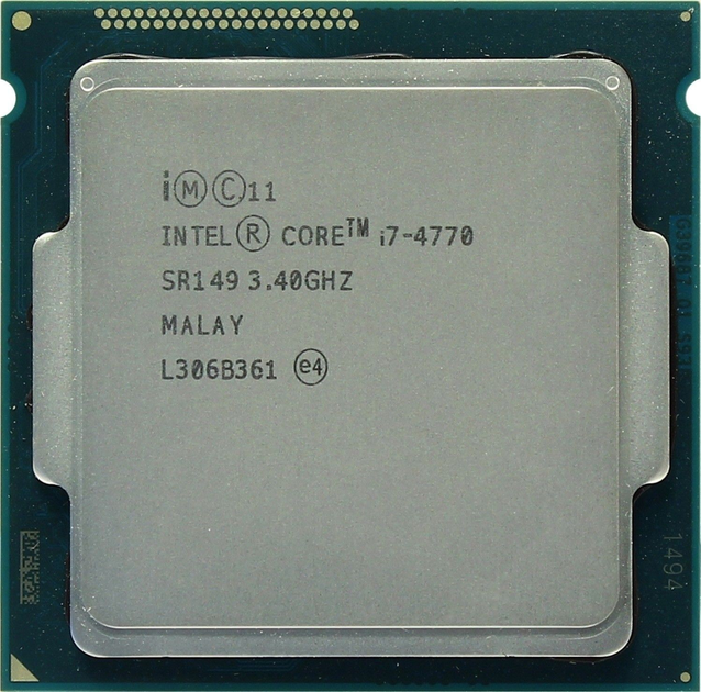 Процессор Intel Core i7-4770 3.9 GHz. 4 ядра/ 8 потоков. Soket 1150 ...