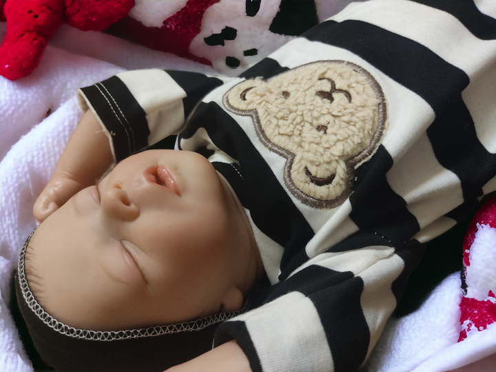 Кукла Мальчик Реборн Reborn Реалистичный Силиконовый 50 См Полосатик ...