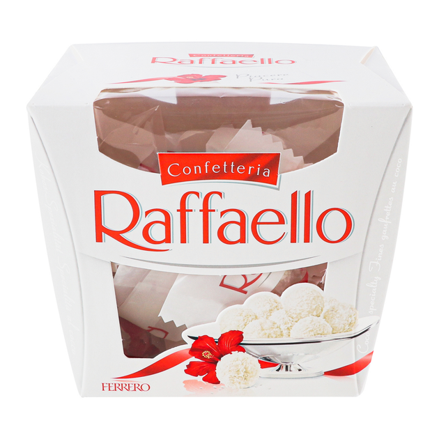 Конфеты Raffaello Миндально-кокосовые 150 г – купить в Украине ...