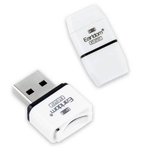 HUB Картрідер Earldom ET-OT27 универсальний CARD READER micro SD Adapter Білий – фото, отзывы ...