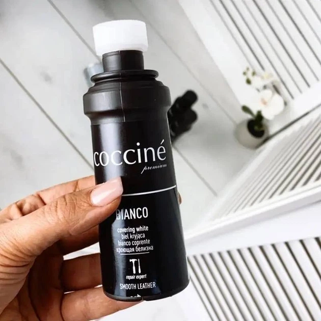 Біла крем паста для взуття Coccine Bianco 75 мл Польща Оригинальная обувь Rozetka