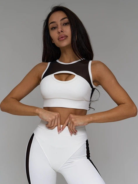 Топ женский спортивный Nova Vega S белый 993020-66131 – Брендовая одежда | ROZETKA