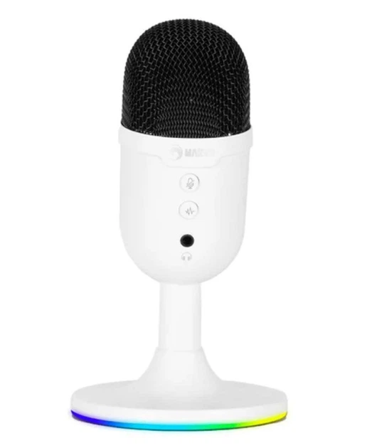 Мікрофон MARVO MIC-06 USB RGB Gaming Білий – фото, відгуки ...