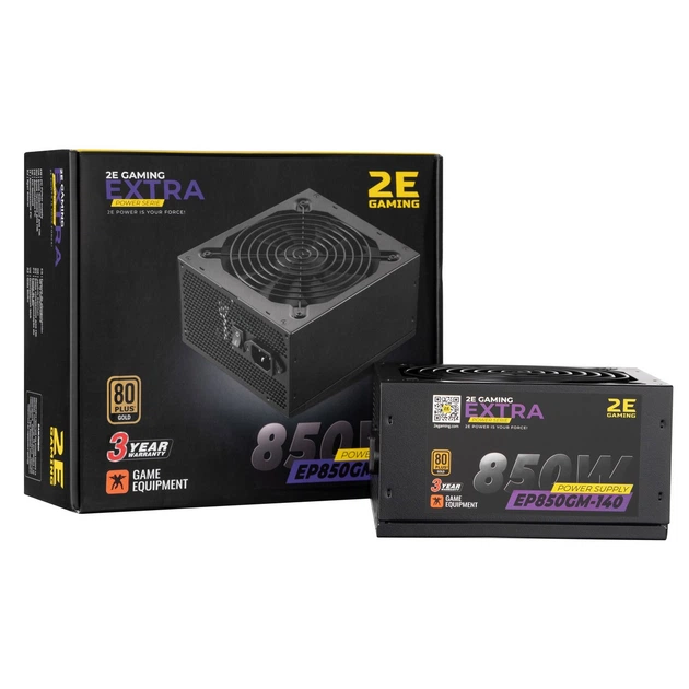 Блок питания 2E GAMING SOLID POWER 850W (2E-EP850GM-140) – фото, отзывы, характеристики в ...