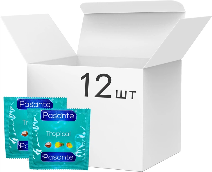Презервативы Pasante Tropical Разноцветные 12 шт (ROZ6400230116 ...
