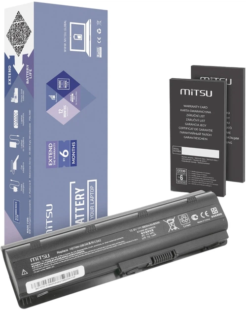 Аккумулятор Mitsu для ноутбуков Asus Compaq Presario CQ42/CQ62/CQ72 10 ...