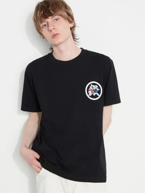 Футболка мужская Uniqlo 93261001 S Черная (1159795709) – в интернет ...