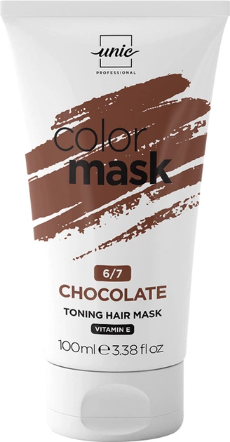 Тонирующая маска для волос Unic Color Mask 6/7 Шоколадный 100 мл ...