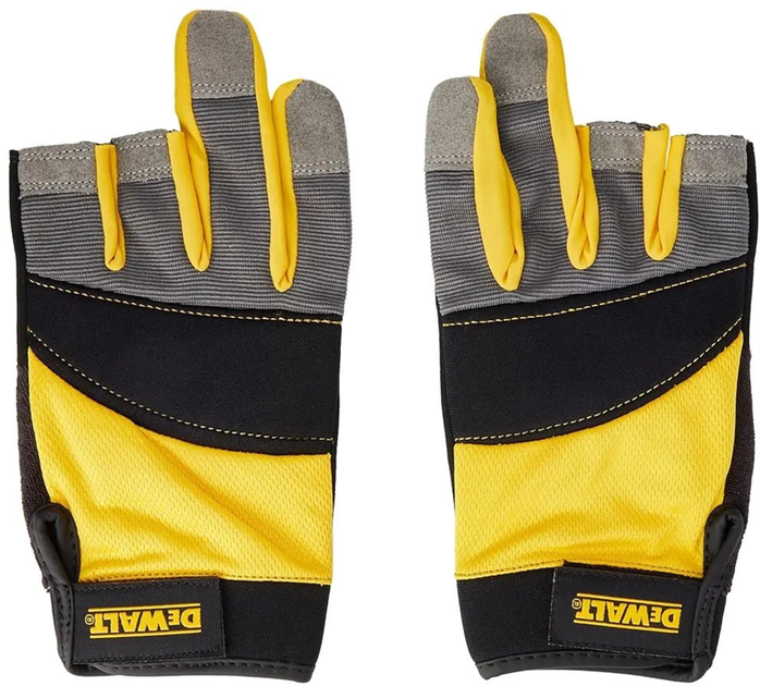 Перчатки рабочие защитные универсальные DeWalt частично открытые ...