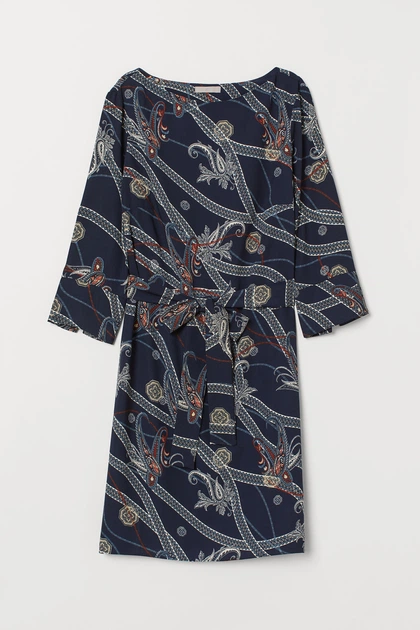 Плаття Жіноче H&M 34P Темно-синій/Пейслі АК5000000620449 від продавця: HMDShops – в інтернет ...